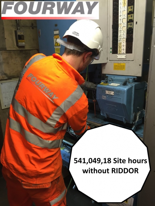 Fourway achieves half a million site hours without RIDDOR